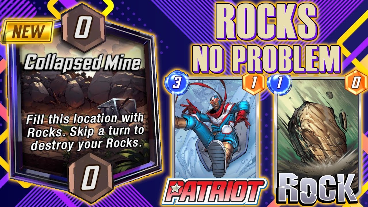 Take ADVANTAGE of COLLAPSED MINE - PATRIOT ONSLAUGHT Deck Marvel Snap ...