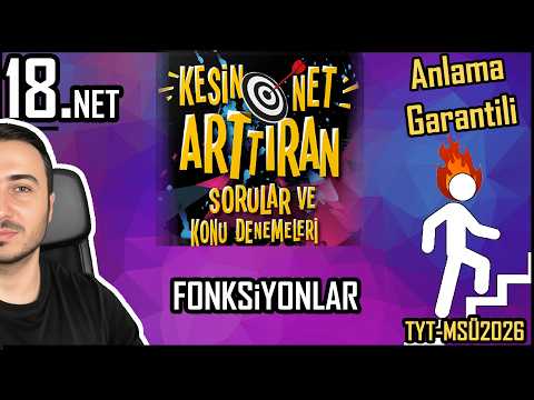 Kesin NET Arttıran Sorular ve Konu Denemeleri-18.NET / FONKSİYONLAR #yks2026