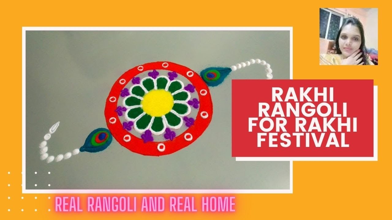 Rakhsha bandhan special Rakhi Rangoli design | Rakhi for Rakhi Festival ...