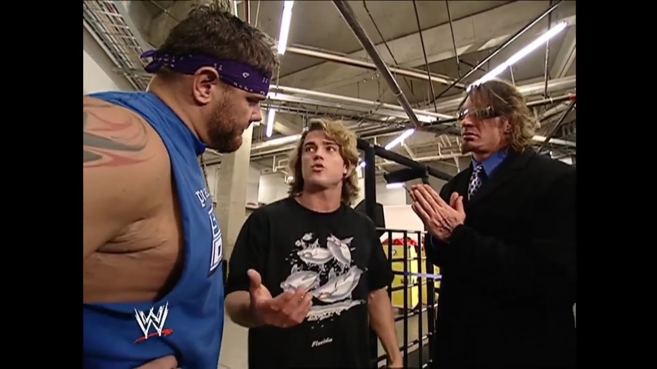 WWE Spanky, Sean O'Haire & Bill Demott, Backstage (Smackdown!) 2003 👊🏻 ...