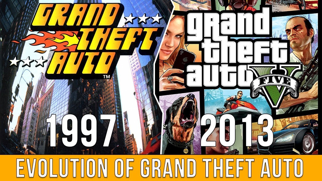 Evolution Of Grand Theft Auto (1997-2013) - YouTube