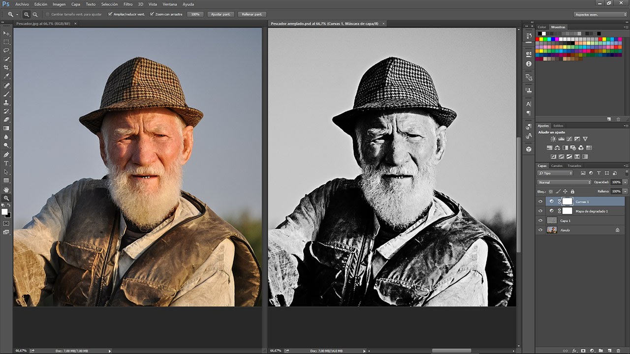 Crear fotografías en blanco y negro de alto contraste con Photoshop CC ...