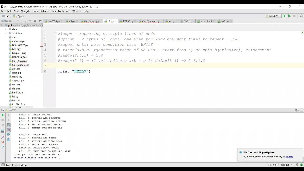 Python Tutorial Day 6: Intro to For loop - YouTube