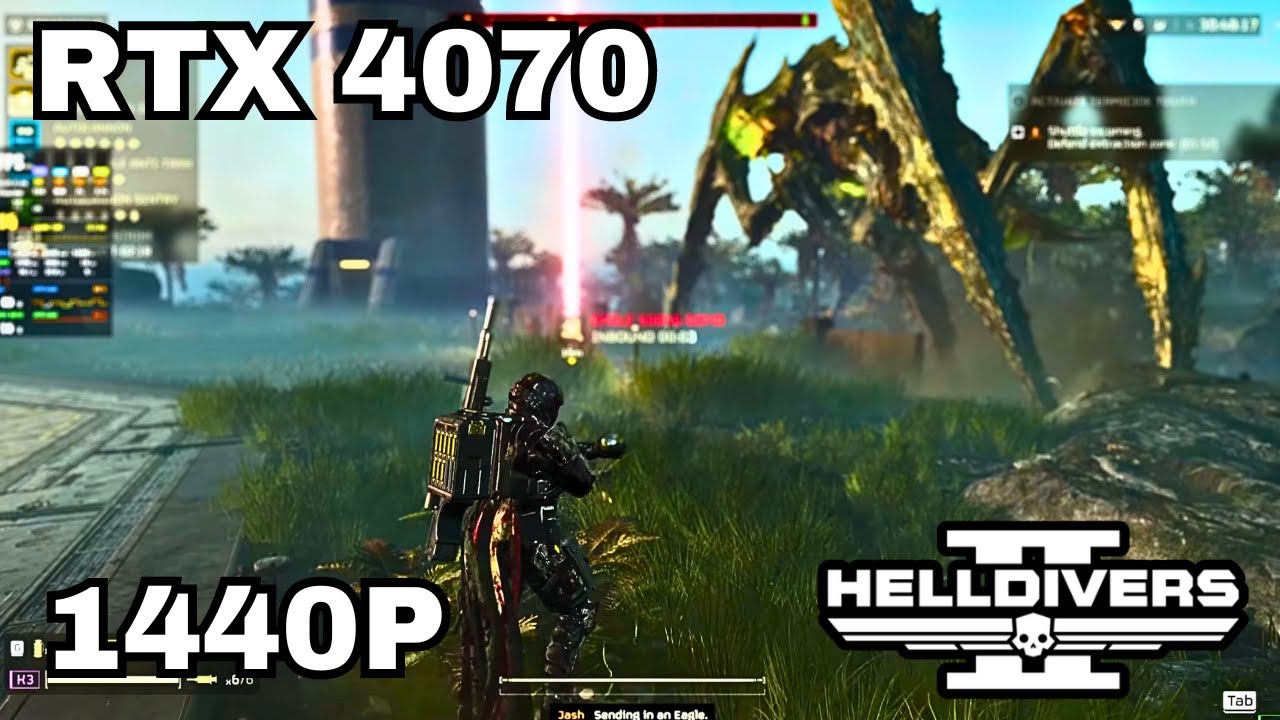 HELLDIVERS 2: MERIDIA on RTX 4070 12GB (1440P Maximum Graphics) - YouTube