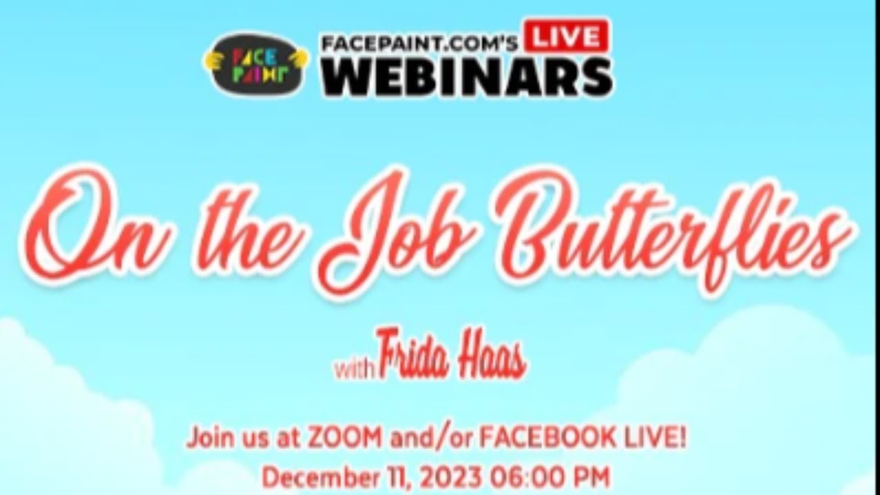 Frida Haas (On the Job Butterflies) Webinar - YouTube