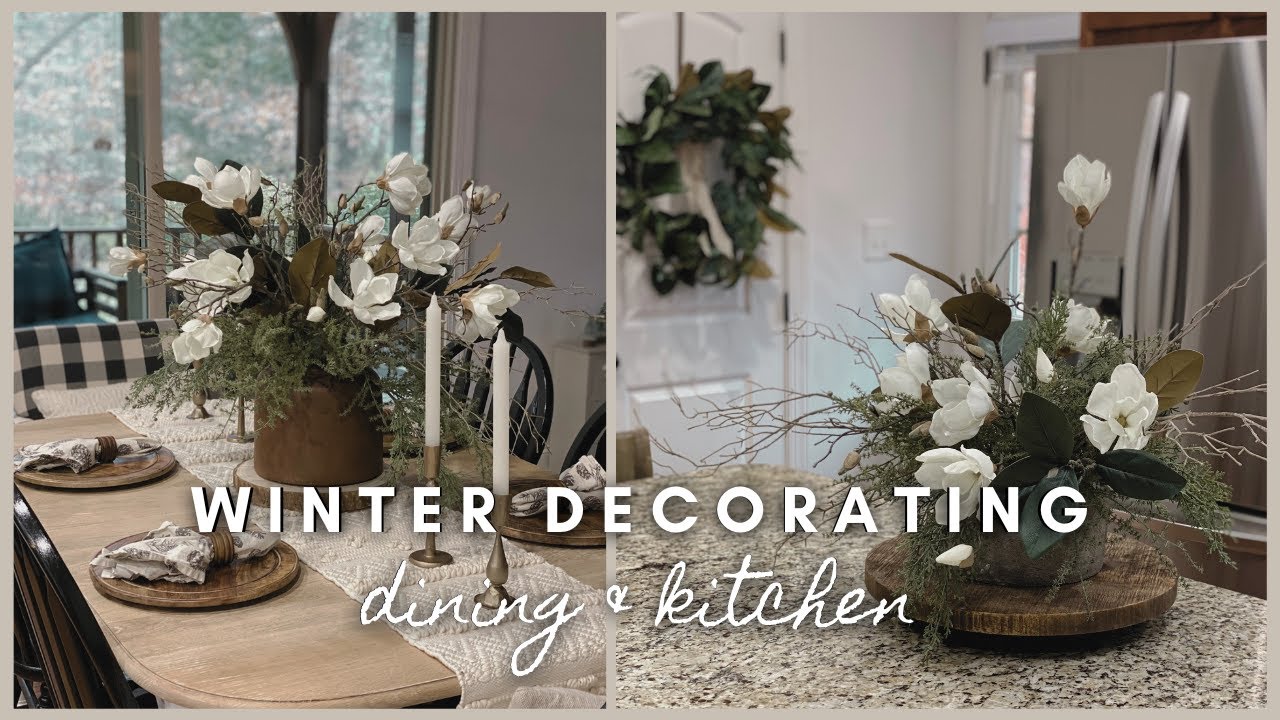 Winter Decorating | dining & kitchen - YouTube