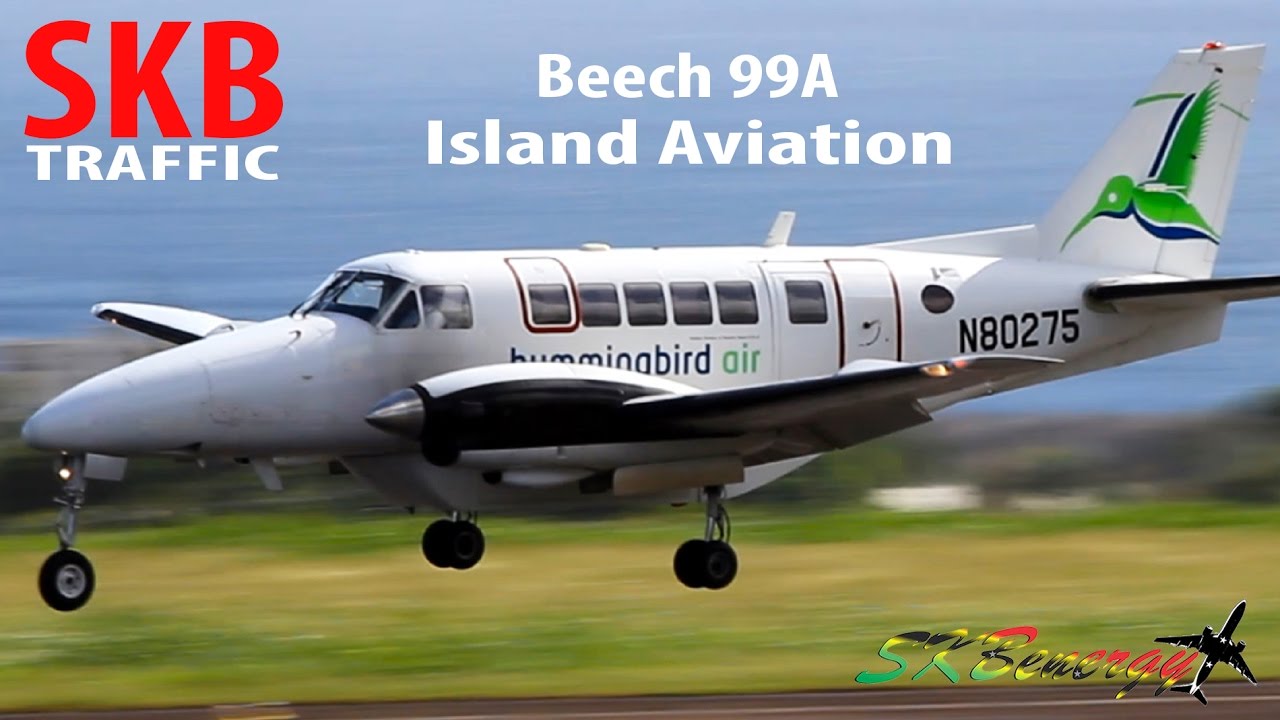 Hummingbird Air / Beech 99A / N80275 arrival and departure from St ...