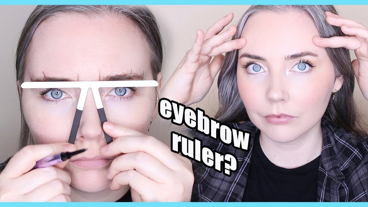 I Tried an Eyebrow Ruler | Brow Mapping at Home - YouTube