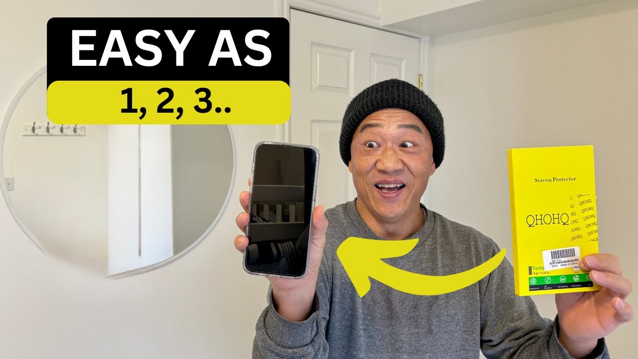 Easy Screen Protector installation (No Tools Needed!) - YouTube