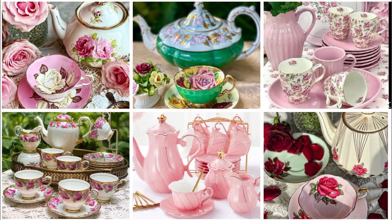 Very Attractive Crockery Set /Amazing Tea pot set Design /Royal ...