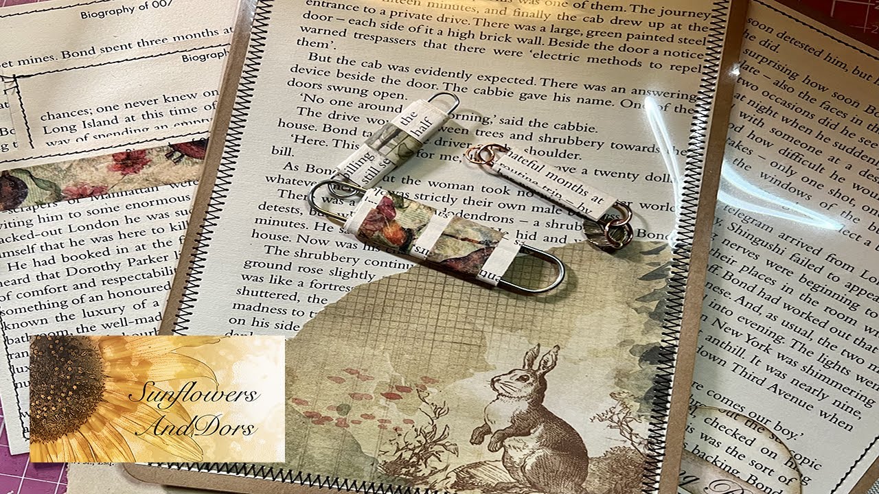 10 ways with book pages Video 3 - YouTube