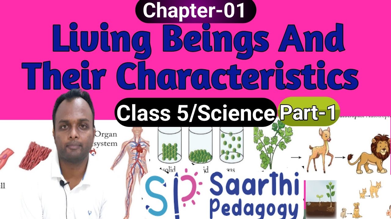 Living Beings And Their Characteristics|Ch-01|Class 5||Science|Saarthi ...