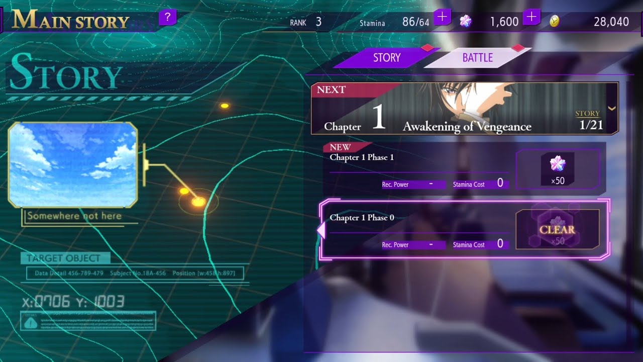 Code Geass Lost Stories - Main Story Chapter 1 Part 1 - YouTube