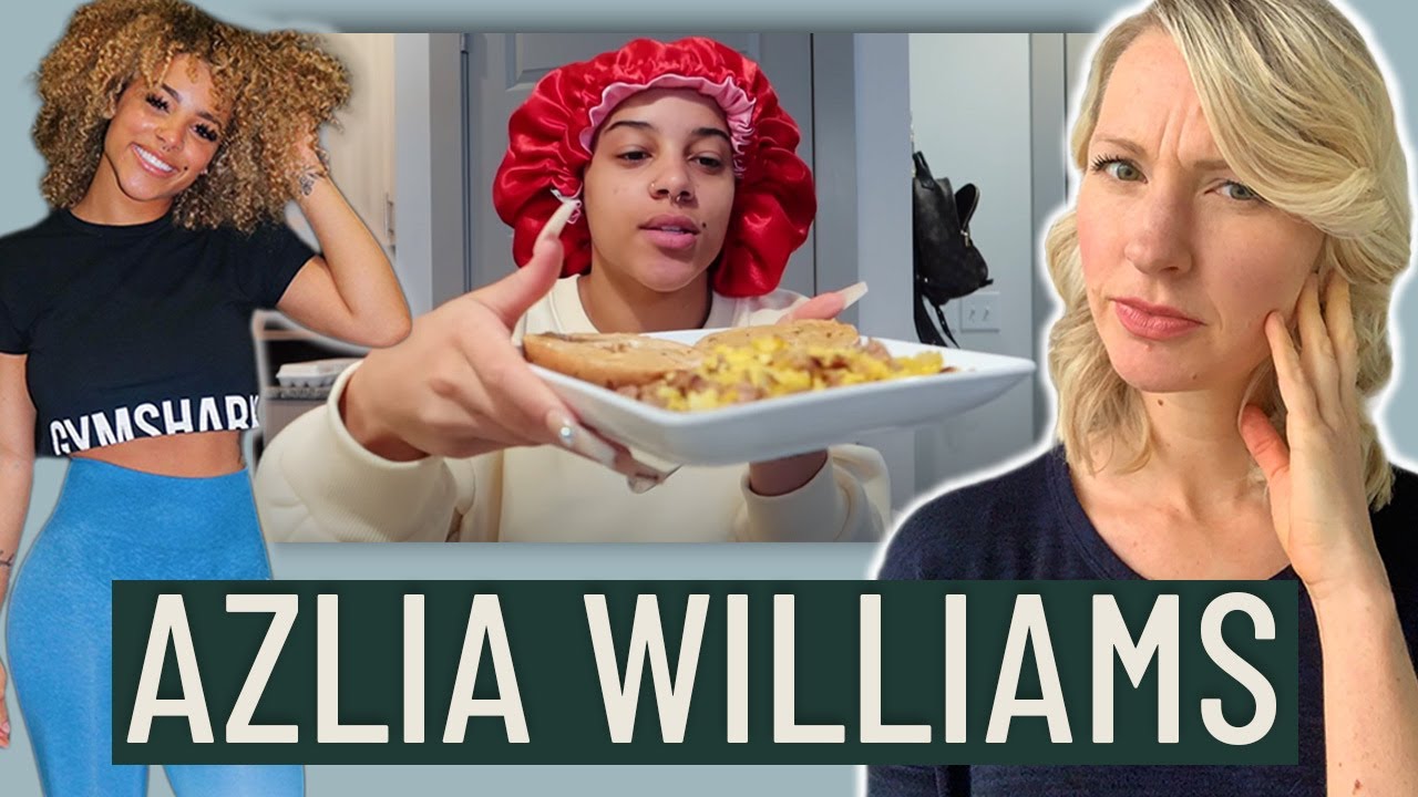 Dietitian Reacts to Azlia Williams What I Eat In A Day (I can't believe ...