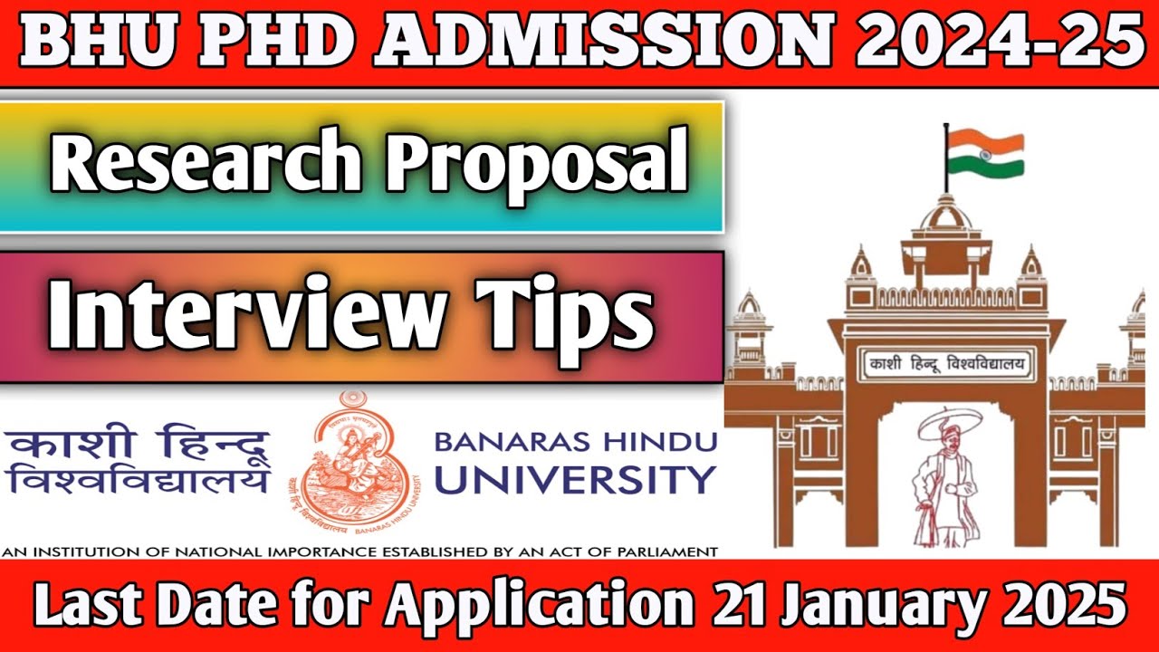 BHU phd admission 2024-25 || BHU phd interview and research proposal # ...