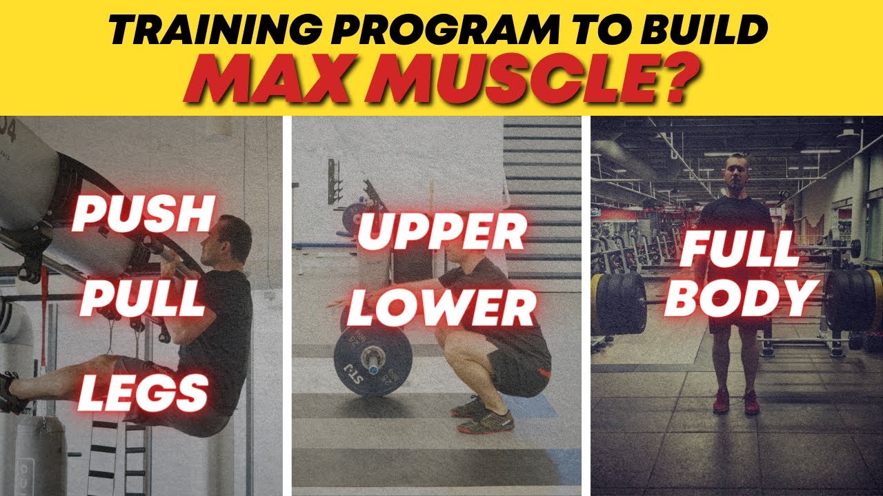 Complete Max Muscle building training program & Best Full body Workout ...