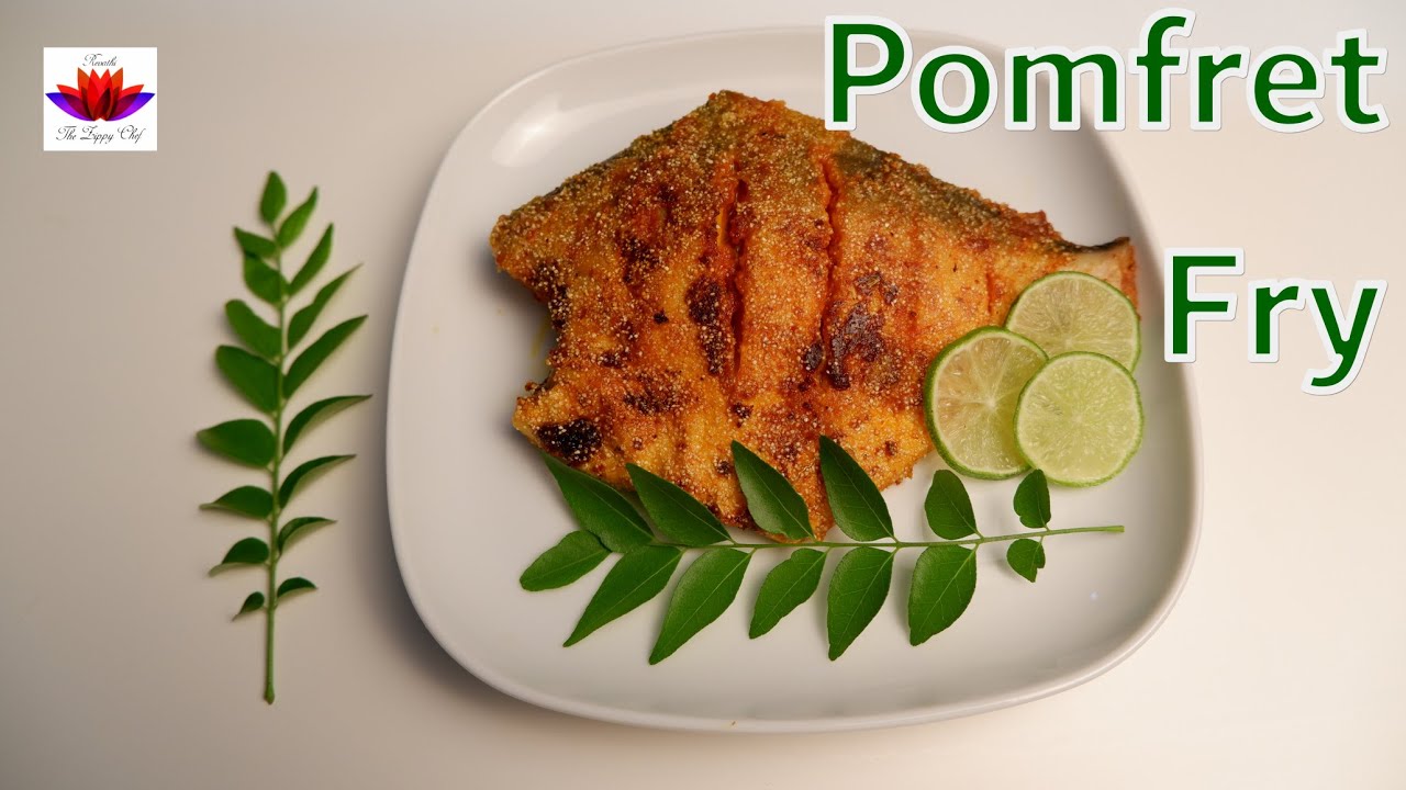 pomfret fry || White Vavval fish fry || - YouTube