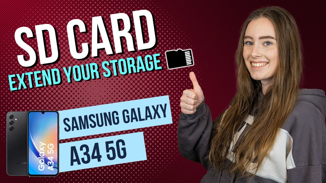 Samsung Galaxy A34 5G - How to insert a micro-SD / nano-SD card • 💾 • 📱 ...