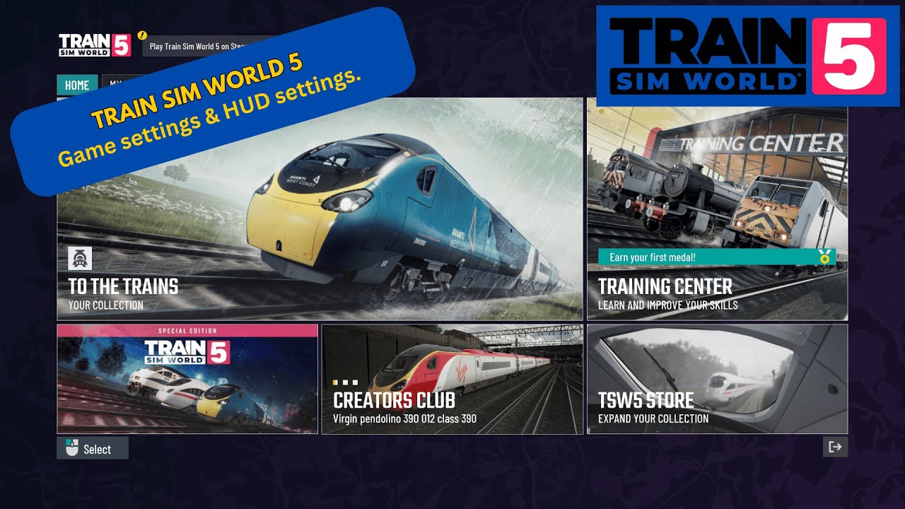 TSW5 | Train Sim World 5 - What settings to use / How to set up your ...