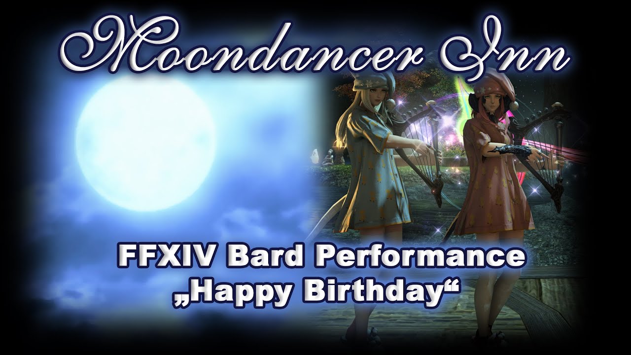 FFXIV Bard Performance - Happy Birthday - YouTube