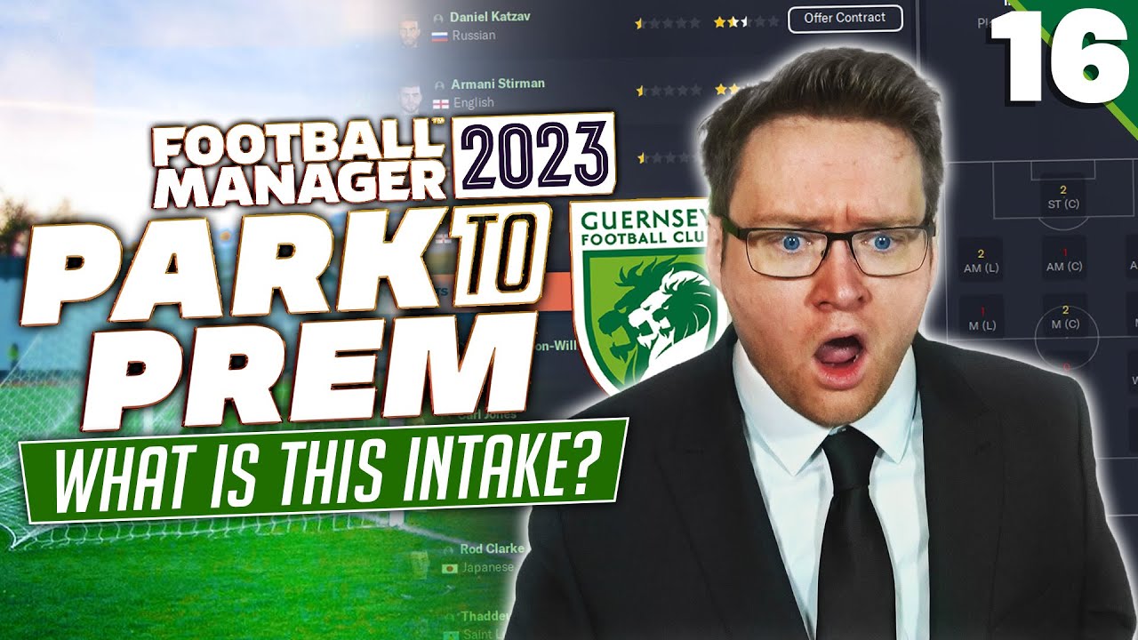 Park To Prem FM23 | Episode 16 - Worst Youth Intake Ever? | Football ...