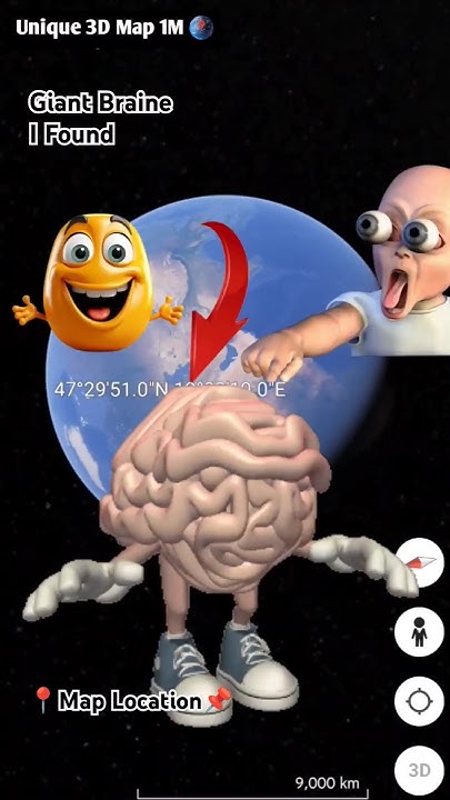 🧠 Werid World's Largest Brain In The World? I Found On Google Earth And Google maps #viralshorts ...