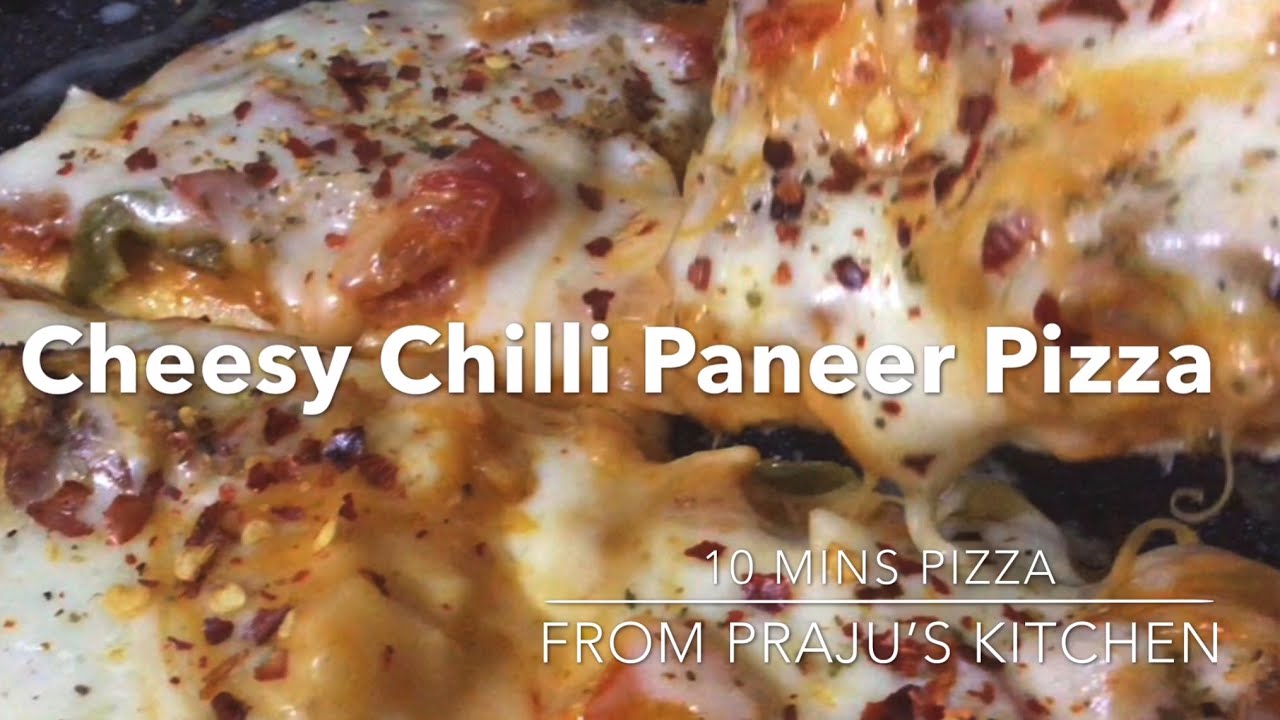 Don’t miss this 10 mins Mouthwatering cheesy spicy Pizza | Chilli ...