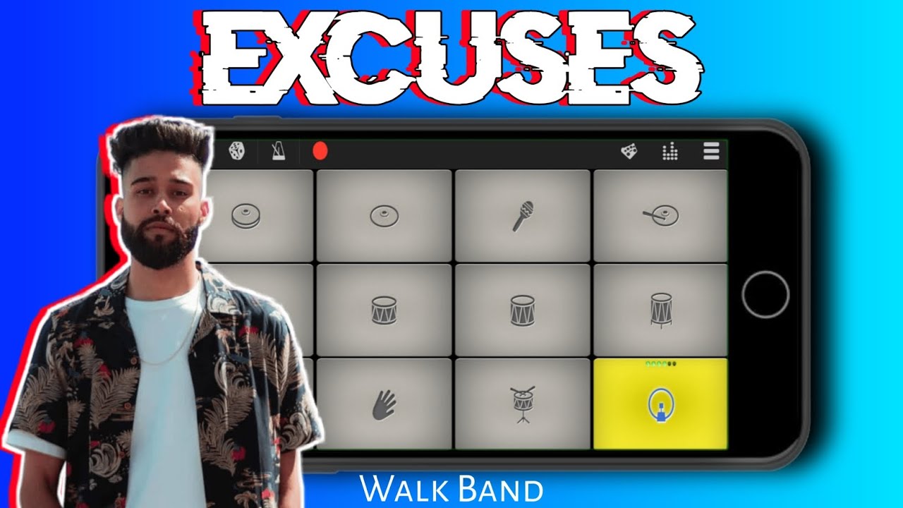 Excuses - AP Dhillon | walk band | instrumental song - YouTube