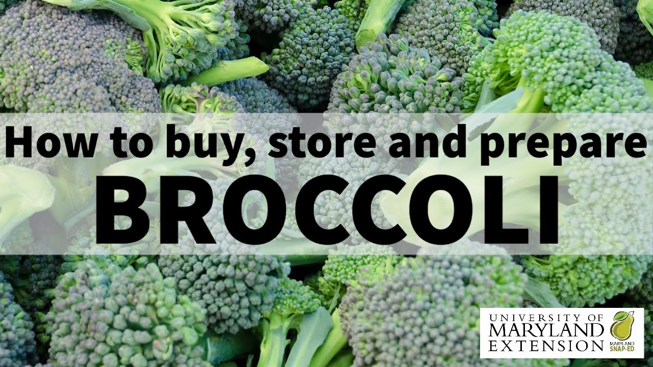 How to Buy, Store, and Prepare Broccoli - YouTube