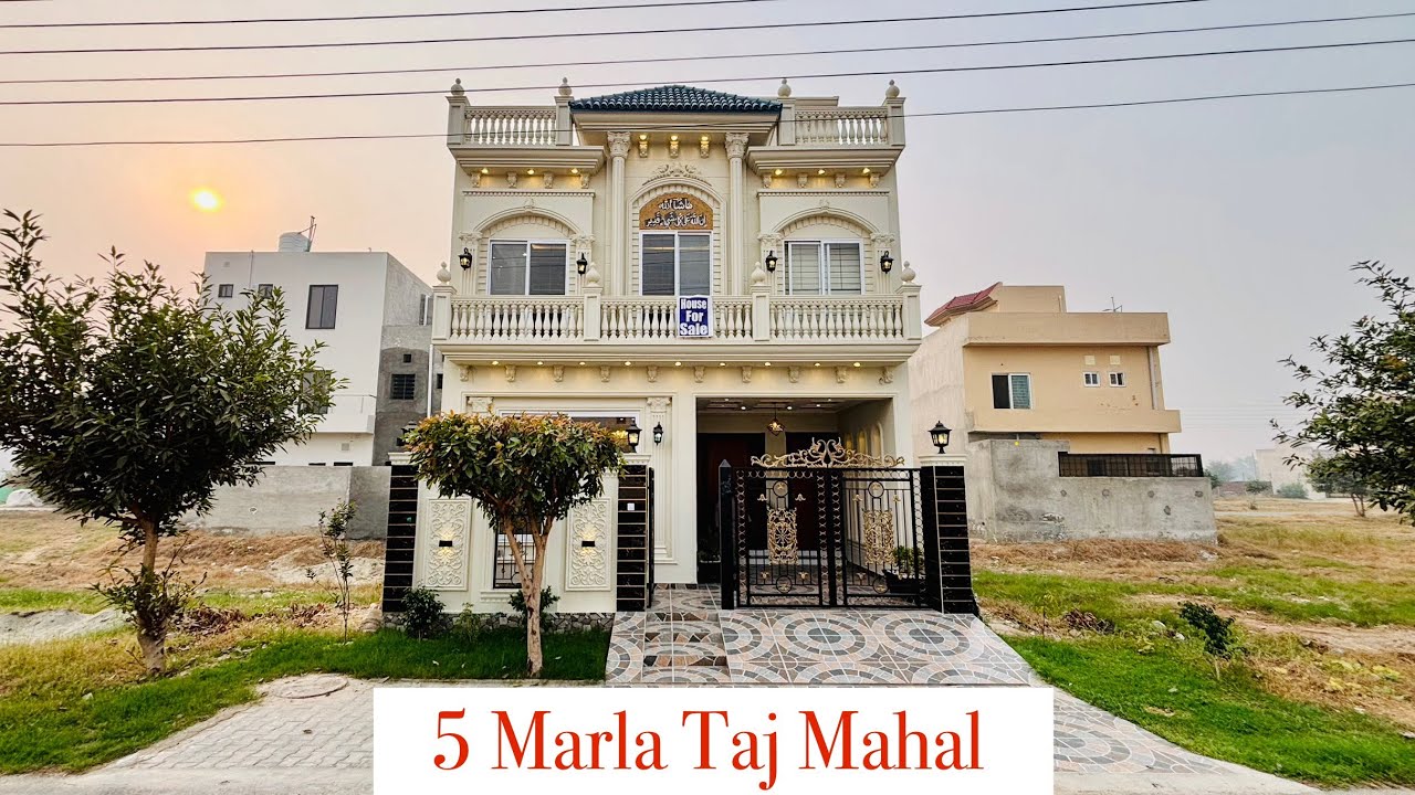 5 Marla Taj Mahal Type palace Designer House For Sale Central Park ...