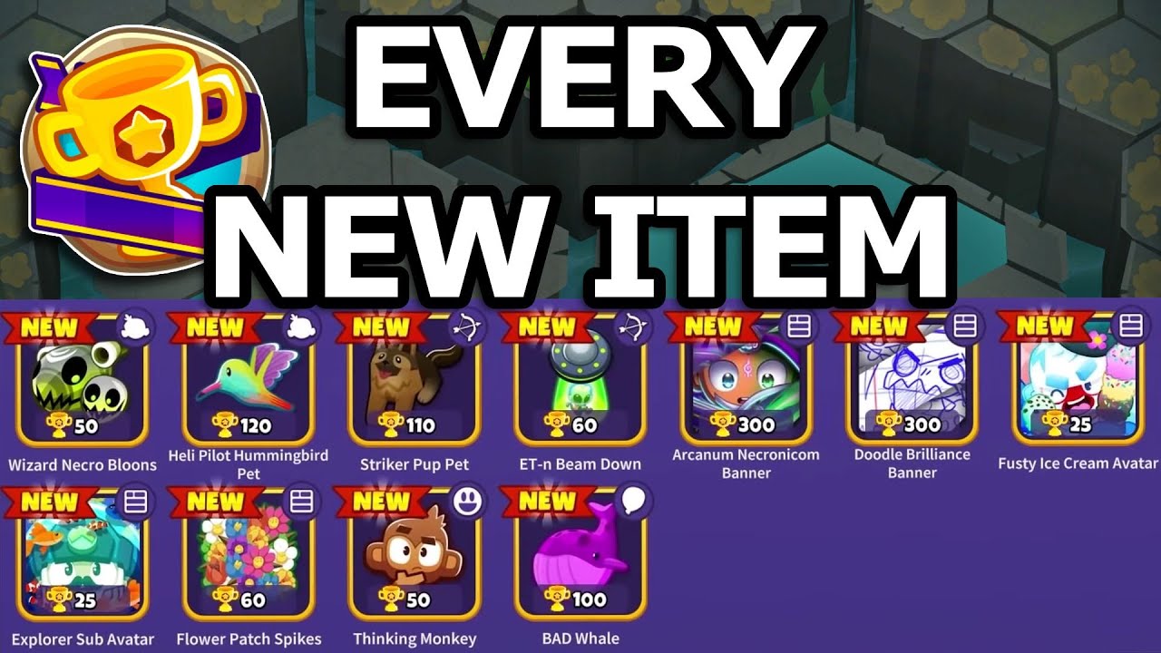 All New Trophy Store Items and Skins in Update 30! (BTD6 Showcase ...