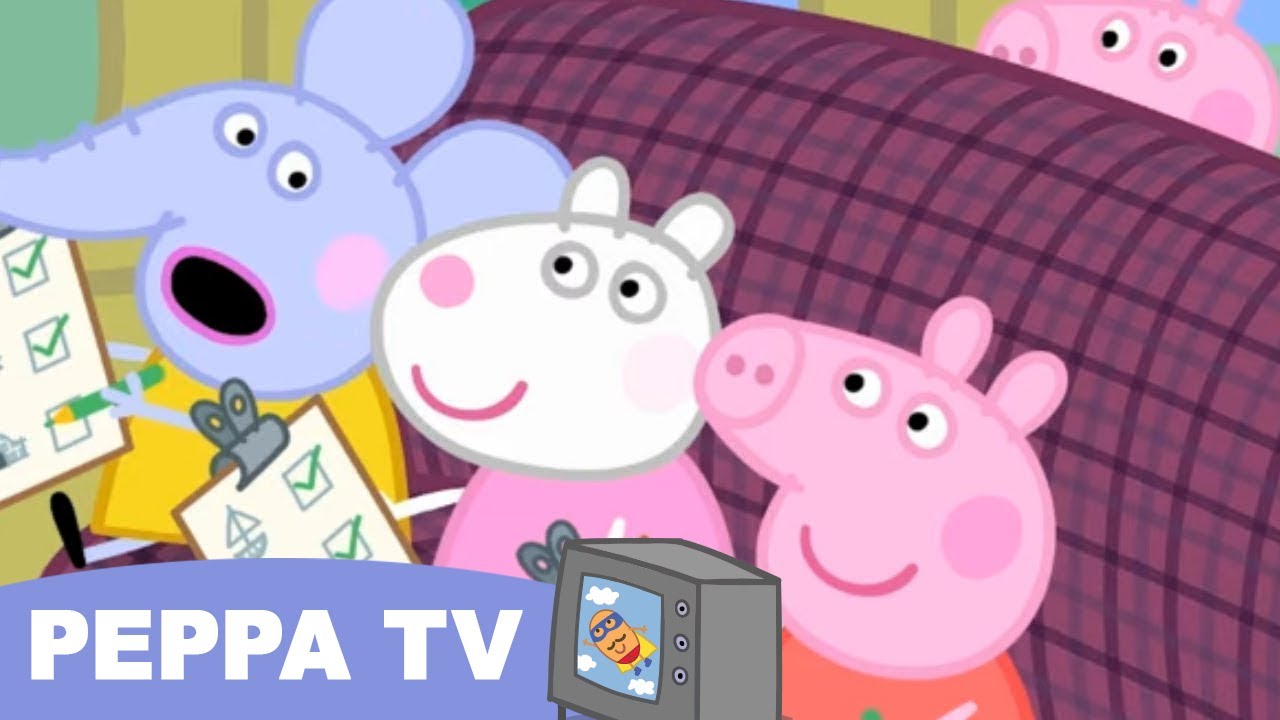 Peppa TV | Peppa Pig Rides The Train 🐷🚂 4K #Peppa - YouTube