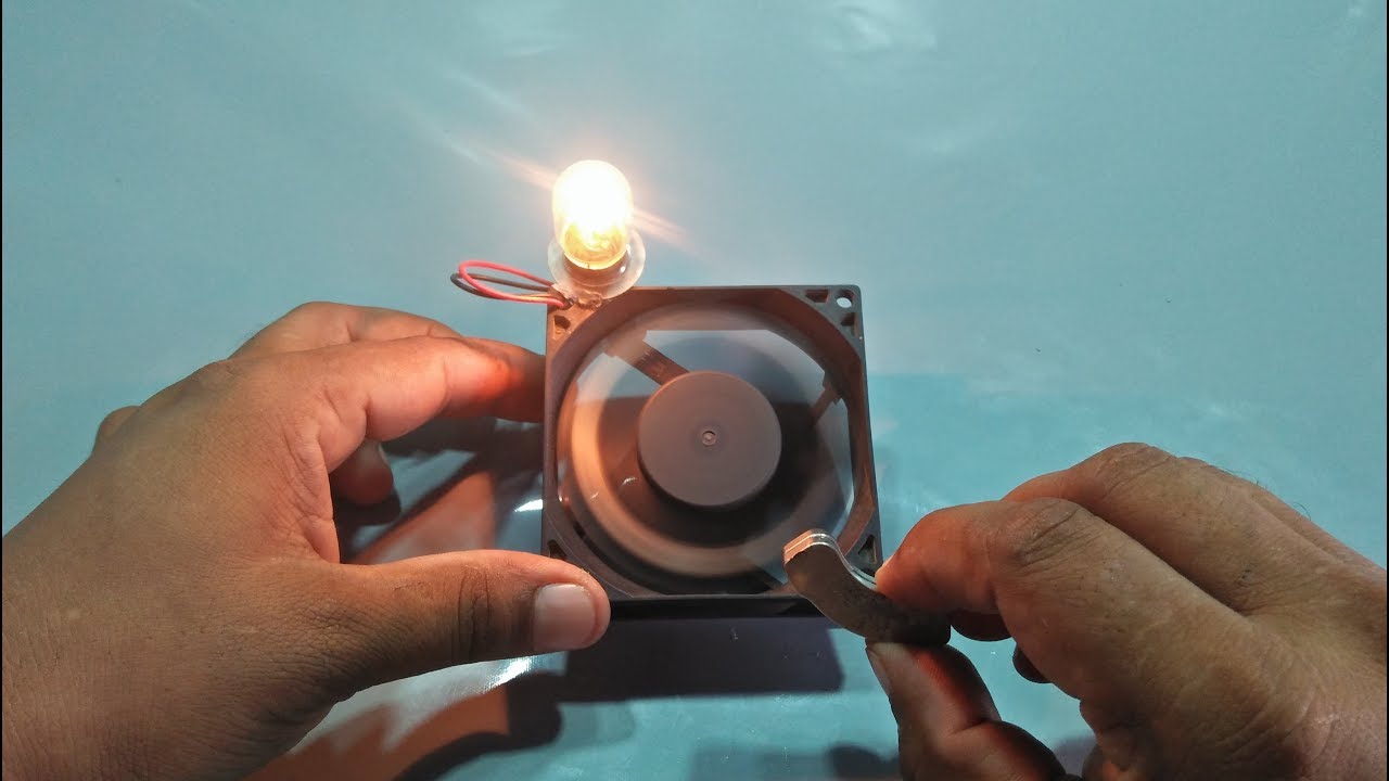 Make FREE ENERGY ELECTRICITY With CPU Fan And MAGNET 100% Working - YouTube