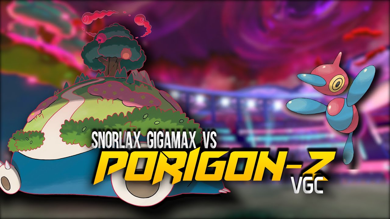 SNORLAX GIGAMAX en Trick Room Vs PORIGON-Z VGC 20 Serie 5 - YouTube
