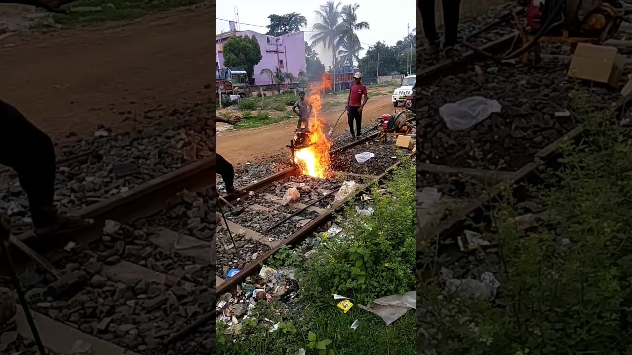 Long welded rail connection LWR - YouTube