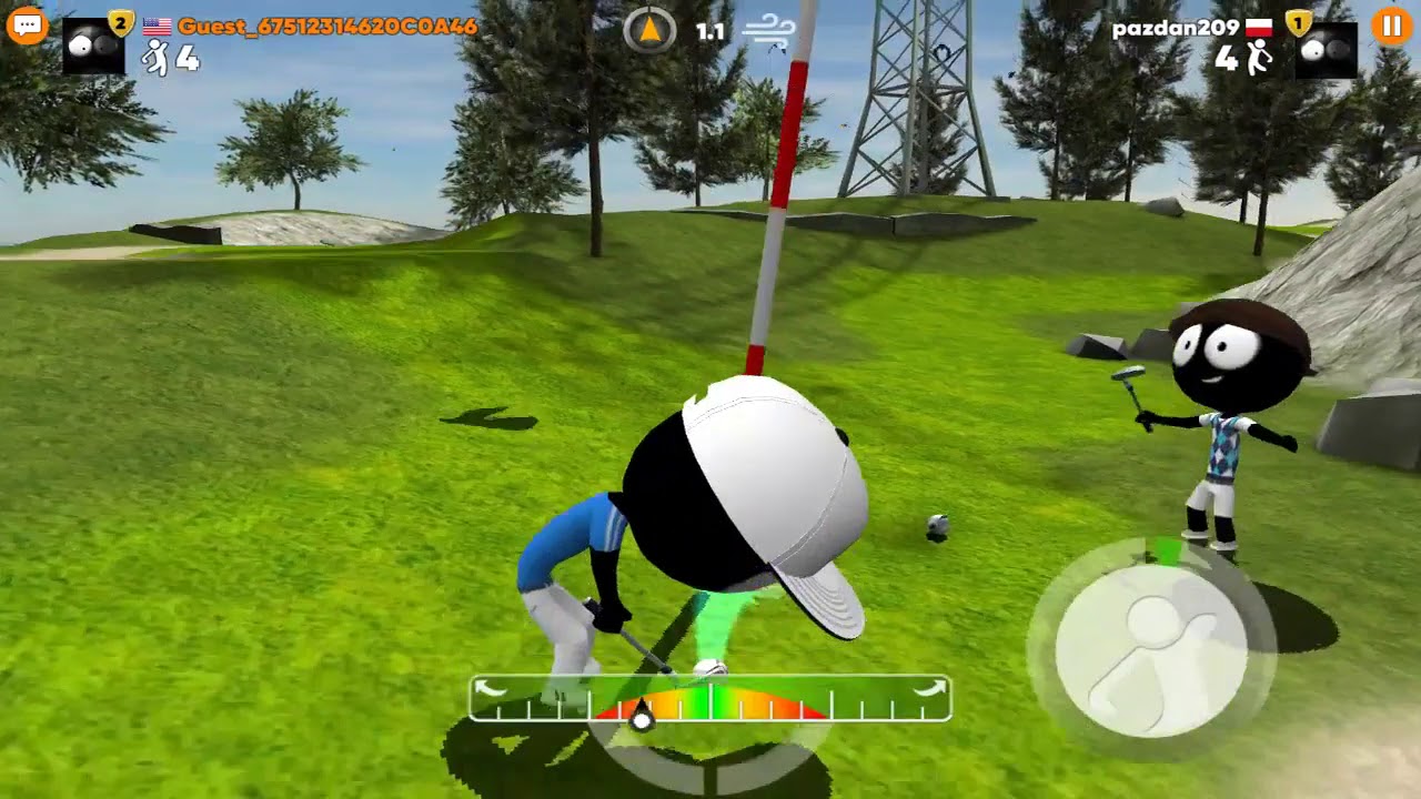 Stickman Cross Golf Battle Android Gameplay ᴴᴰ - YouTube