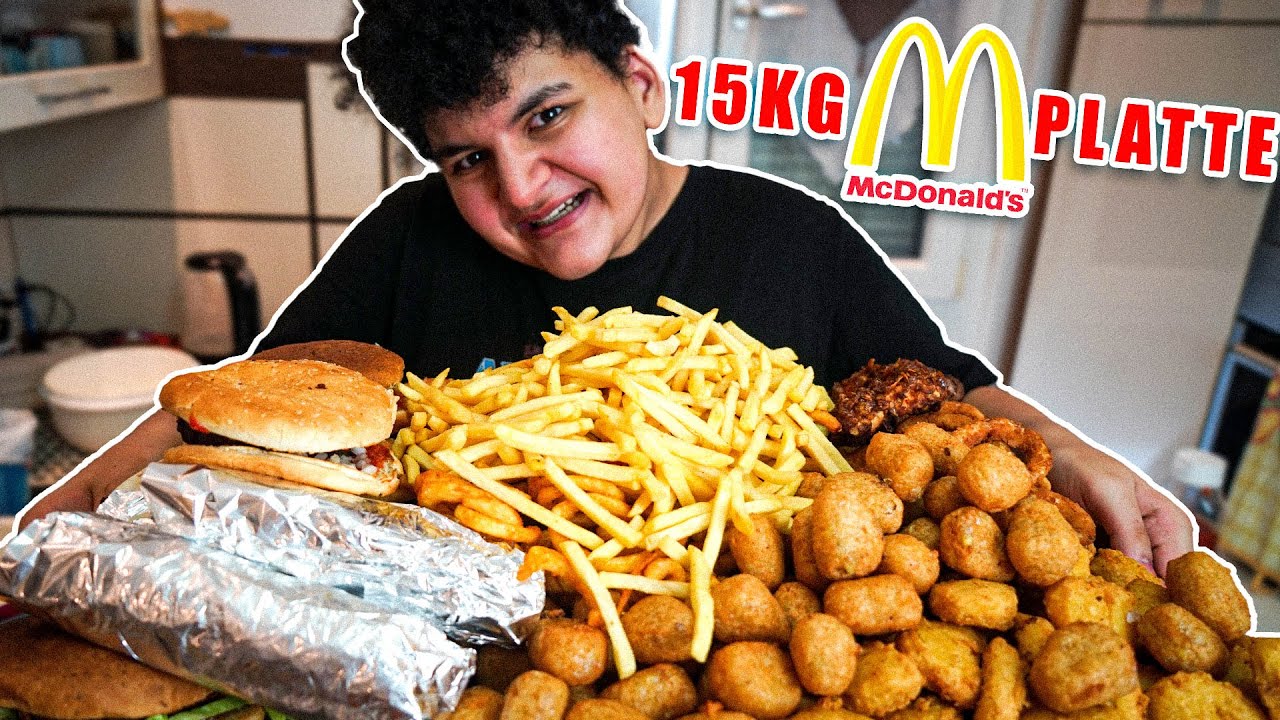 XXL Essen | Wir machen eine 10 KG MC Donald Platte | zu lecker | Can ...