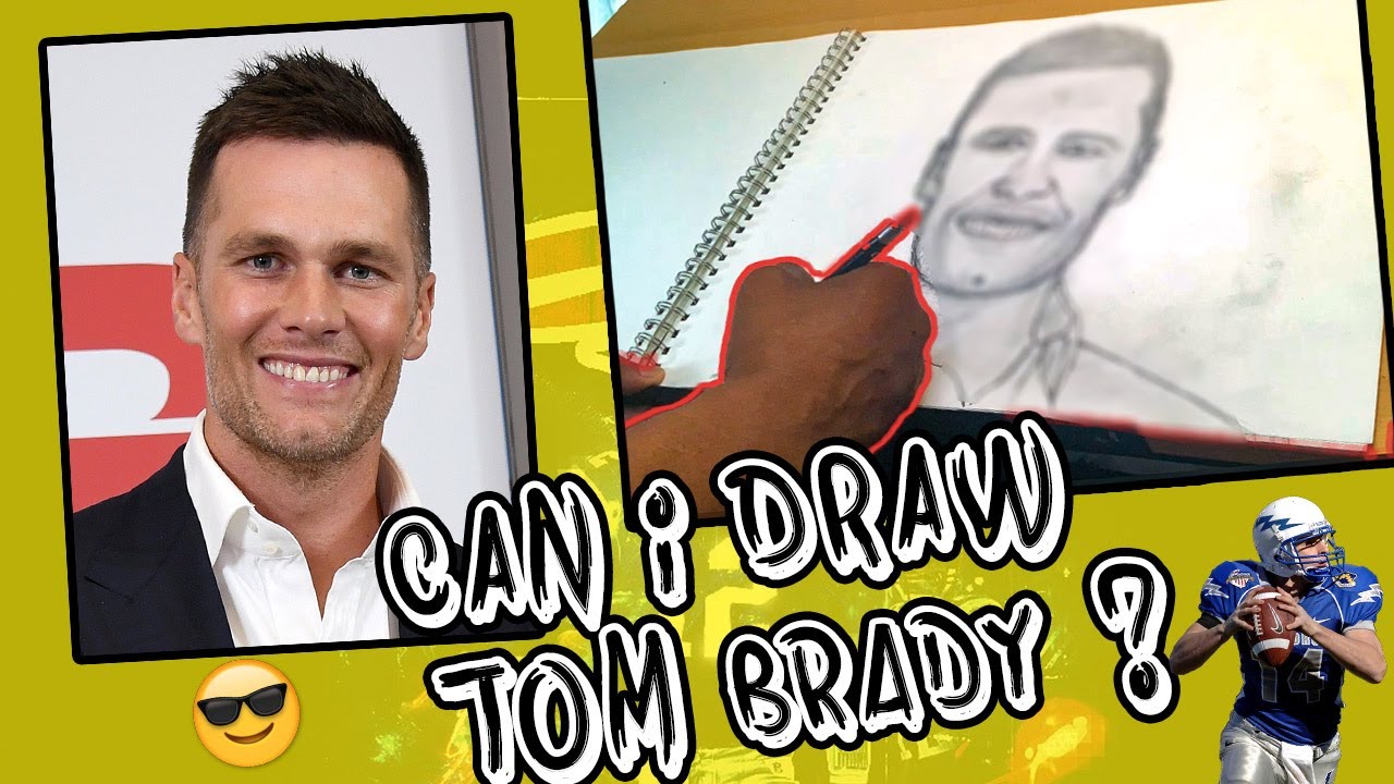 How to Draw Tom Brady - Drawing Tom Brady | Drawing with Jeff | # ...