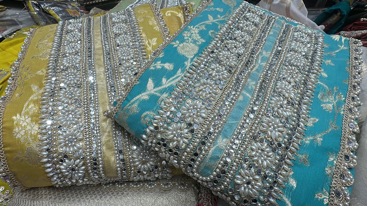 NEW DESIGN | Designer Handwork Suits | Chandni Chowk Wholesale - YouTube