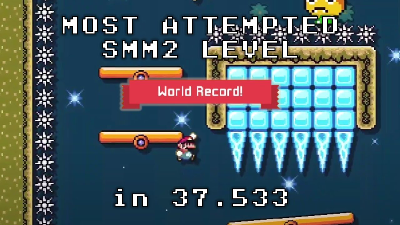 [SMM2] Hot Sponge (Most Attempted Level) in 37.533 [Former WR] + WR on ...