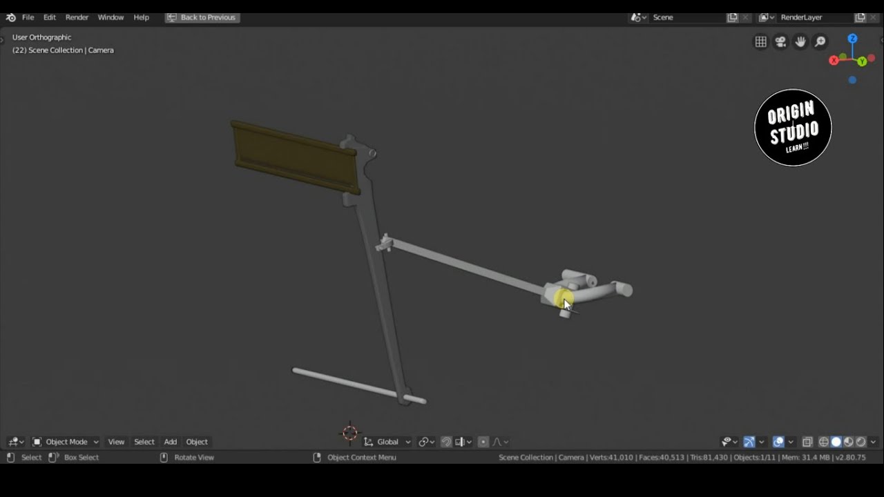 Beat-up Motion || Single Beat-up Mechanism || OriginStudio - YouTube