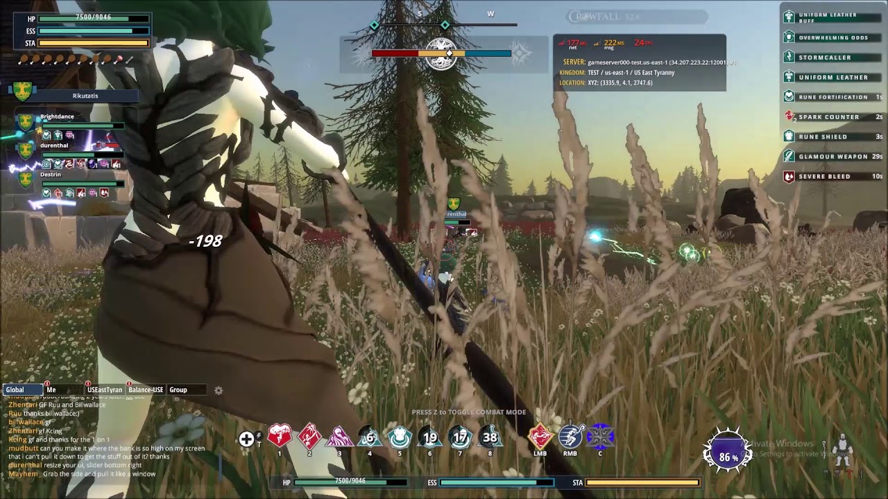 Scimitar Druid Gameplay - Crowfall PVP - YouTube