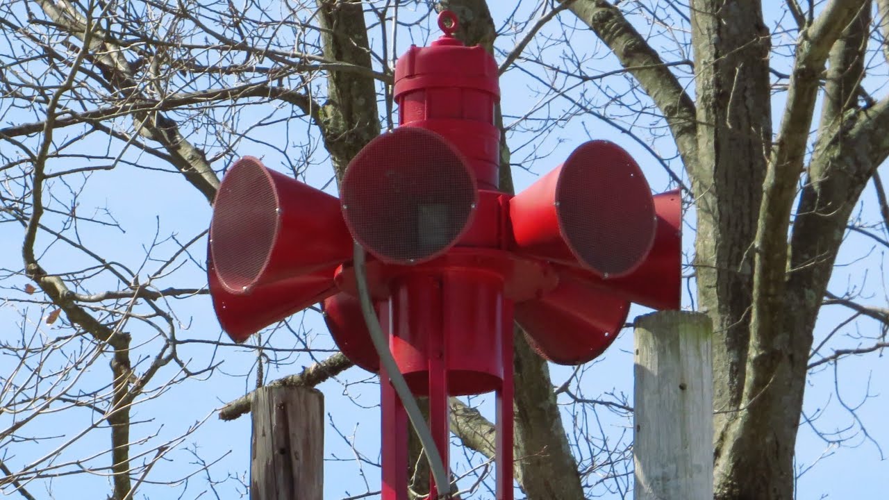 FS&S STL-10 Fire Siren Test | Noon Blast | Netcong, NJ | 3-18-23 - YouTube