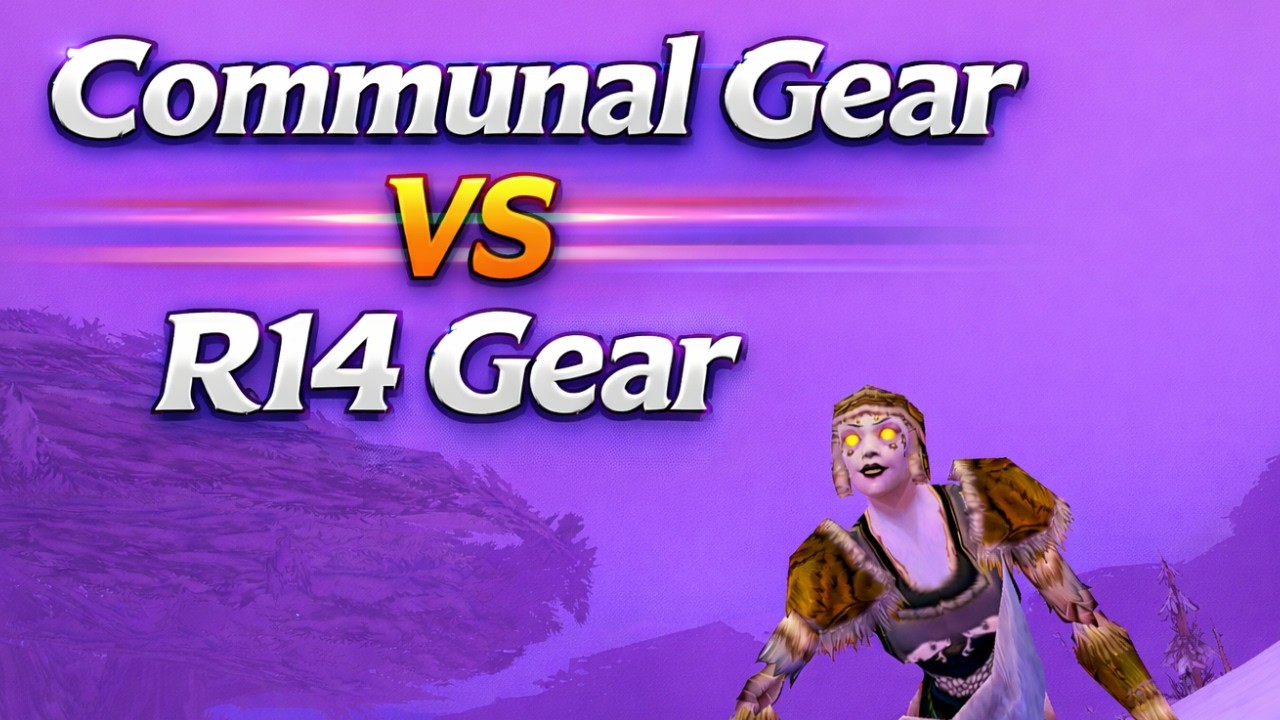 Communal Gear VS R14 Gear | World PvP | TBC Pre-Patch - YouTube