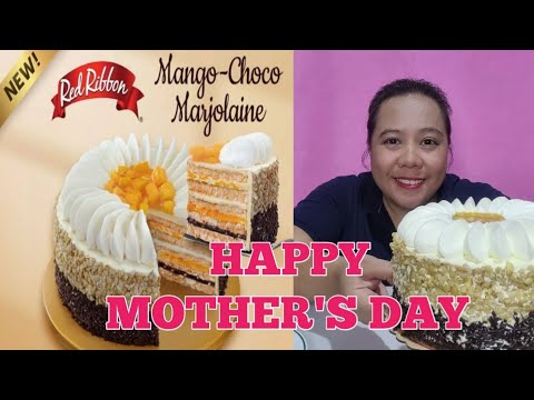 RED RIBBON MANGO CHOCO MARJOLAINE CAKE | CAKE REVIEW BY LYTE TV - YouTube