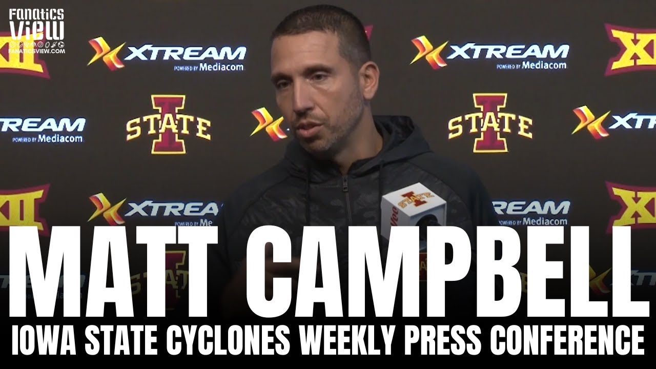 Matt Campbell Reacts to Iowa State's Inconsistencies & Previews Matchup ...