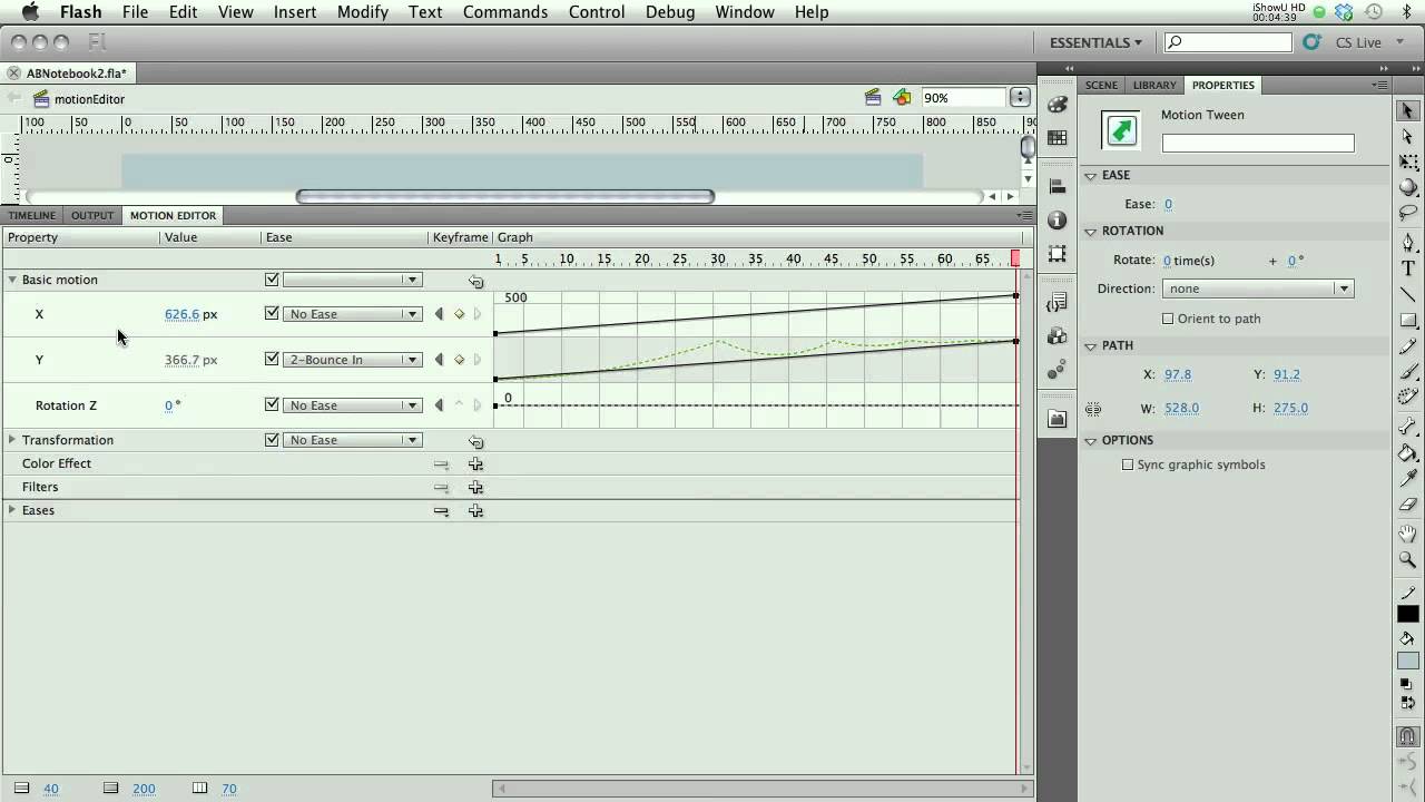 Adobe Flash: Introduction to the Motion Editor - YouTube