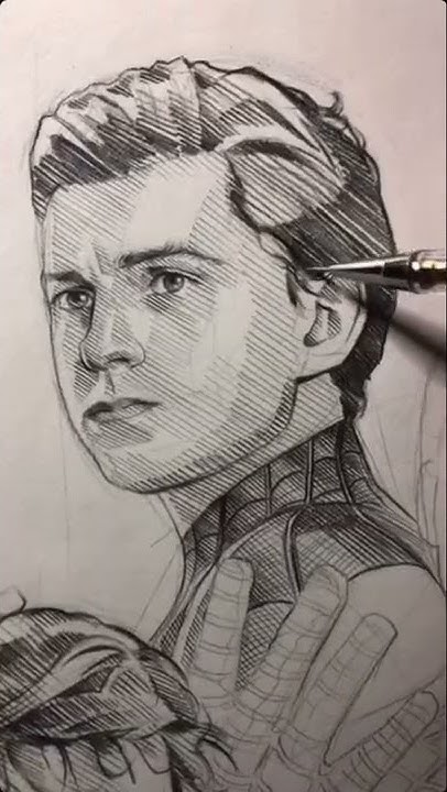 Drawing Tom Holland’s Spider-Man - YouTube