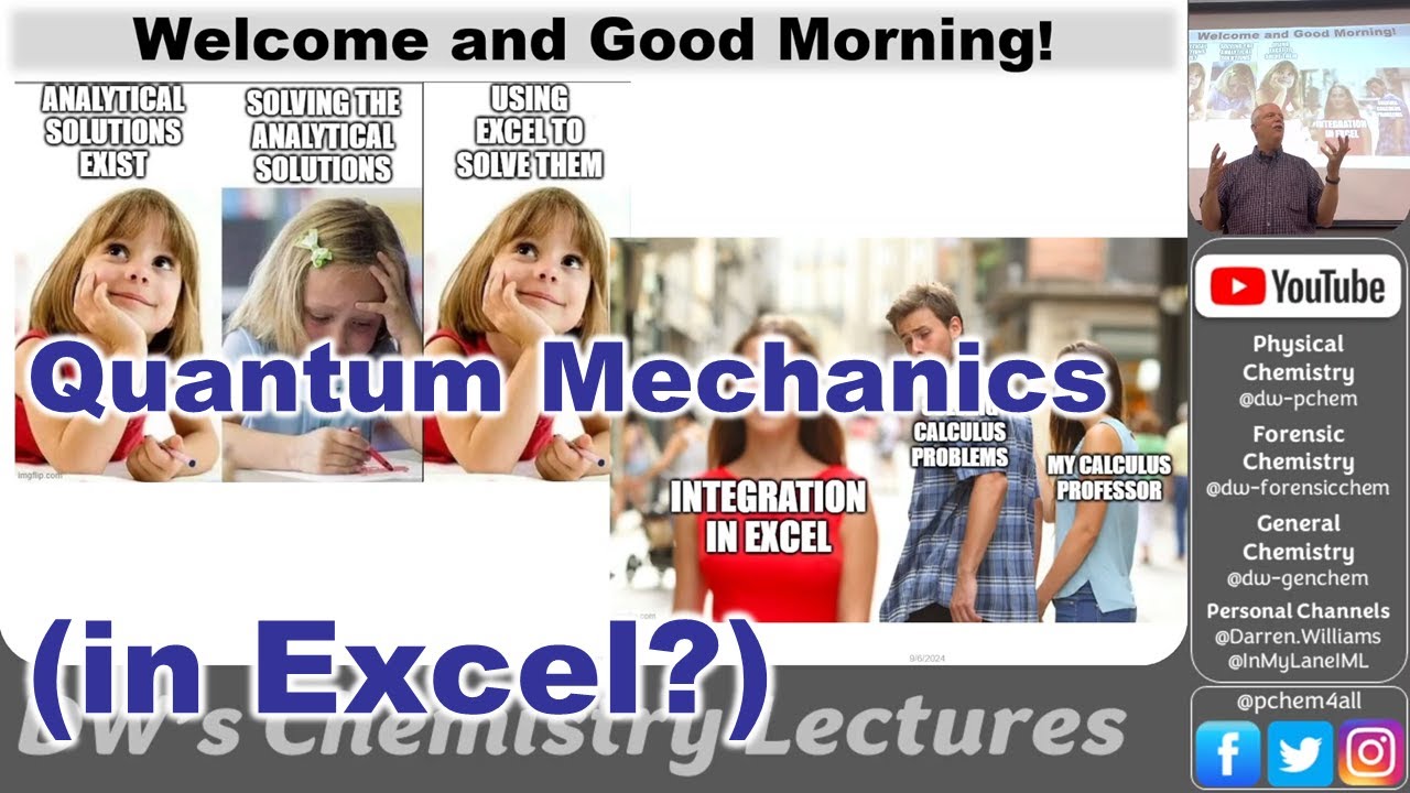 Solving Quantum Problems in Excel (Yes, you can do that!) 2025 5382 L05 - YouTube