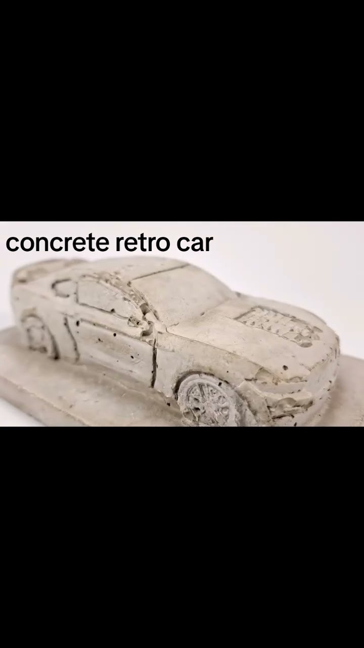 Concrete Car Sculpture - YouTube